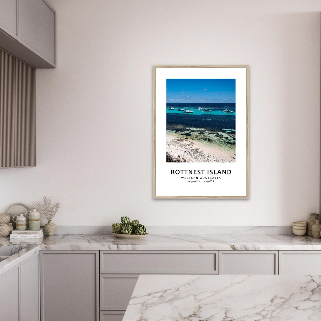 Custom Western Australia Travel Poster Iconic Tourist Destination ...