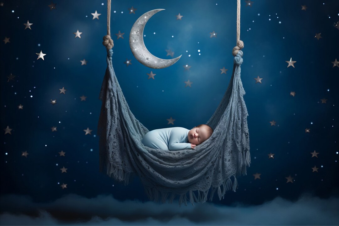 Starry Night Over Bethlehem: Realistic Digital Background - Etsy