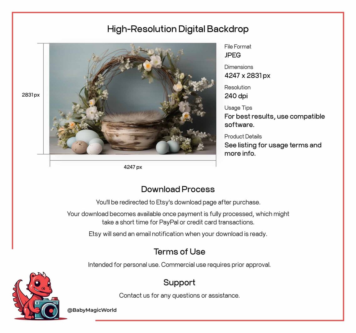 Easter Newborn Digital Backdrop, Baby Backdrop, Neugeborenen Kulisse, Bunny Backdrop, Easter ...