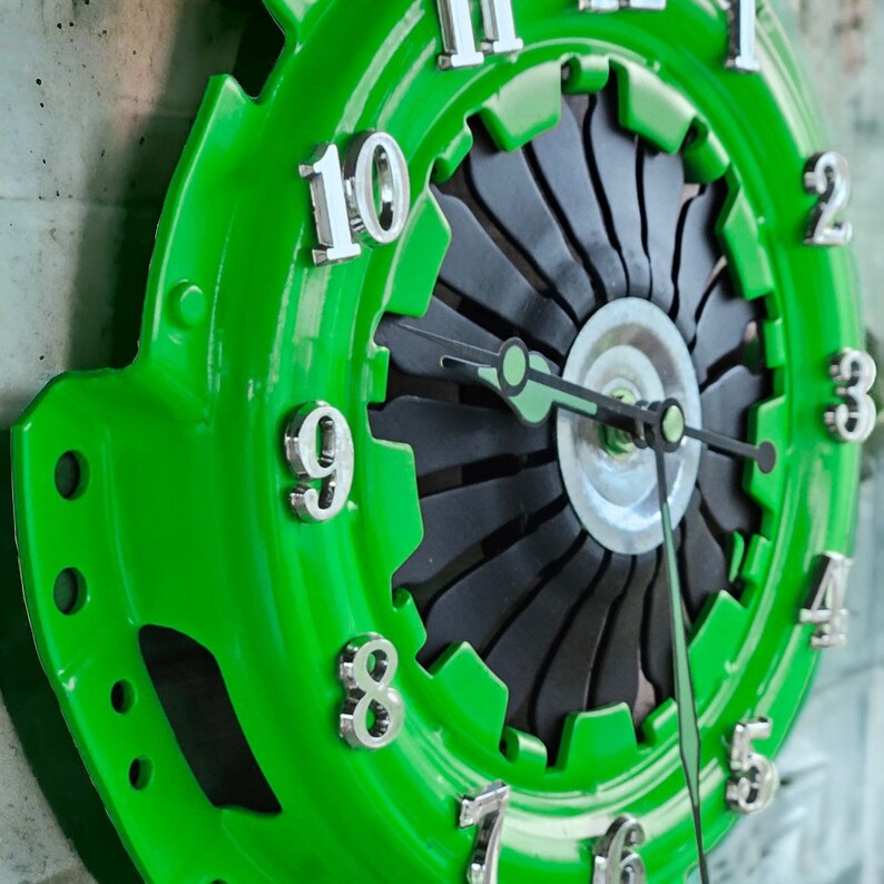 Metal Wall Clock With Personalization for a Car Guy Gift, Automotive ...