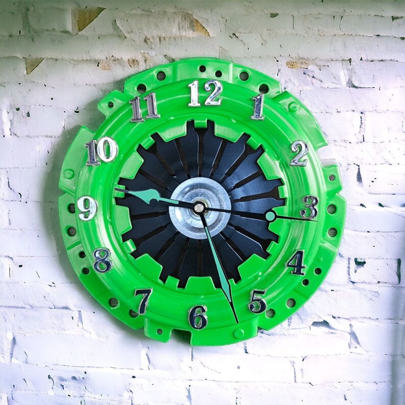 Metal Wall Clock With Personalization for a Car Guy Gift, Automotive ...