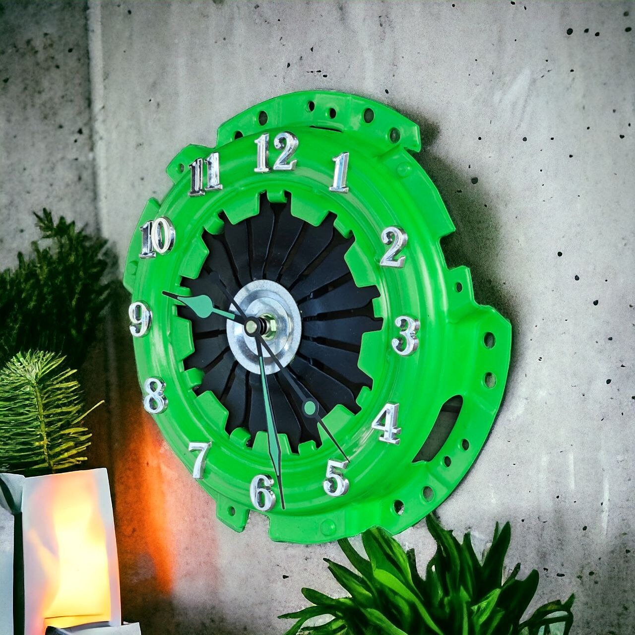 Metal Wall Clock With Personalization for a Car Guy Gift, Automotive ...