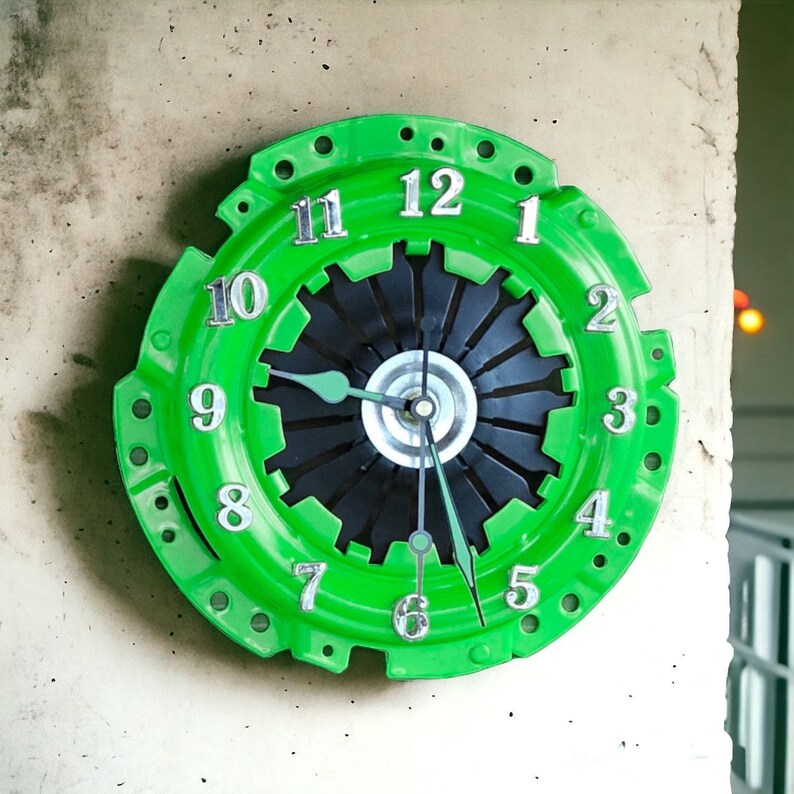 Metal Wall Clock With Personalization for a Car Guy Gift, Automotive ...