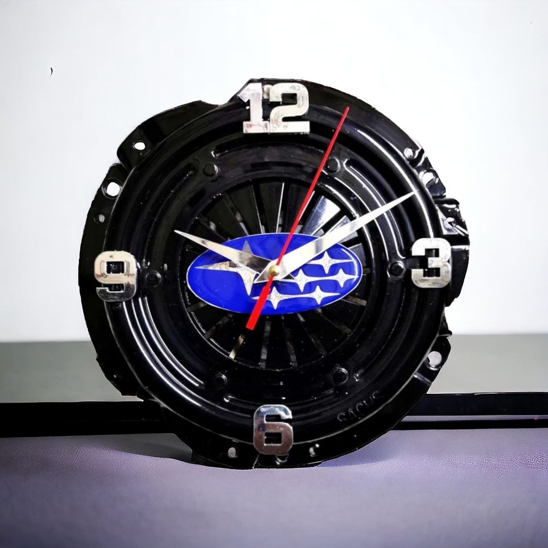 Automotive Wall Clock, Car Part Clock, Clutch Clock Made From Recycled ...