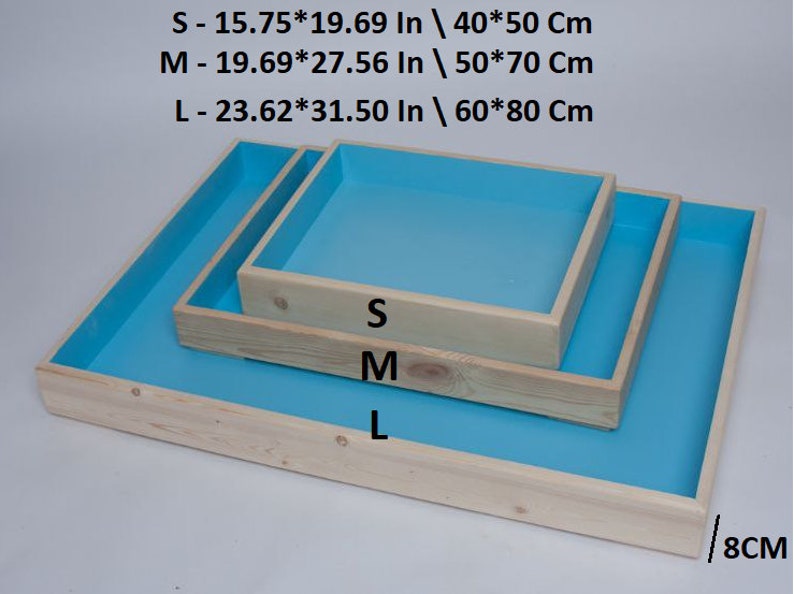 Ocean Table, Miniature Sandbox, Meditation Sand Box, Sand Ceremony Set ...