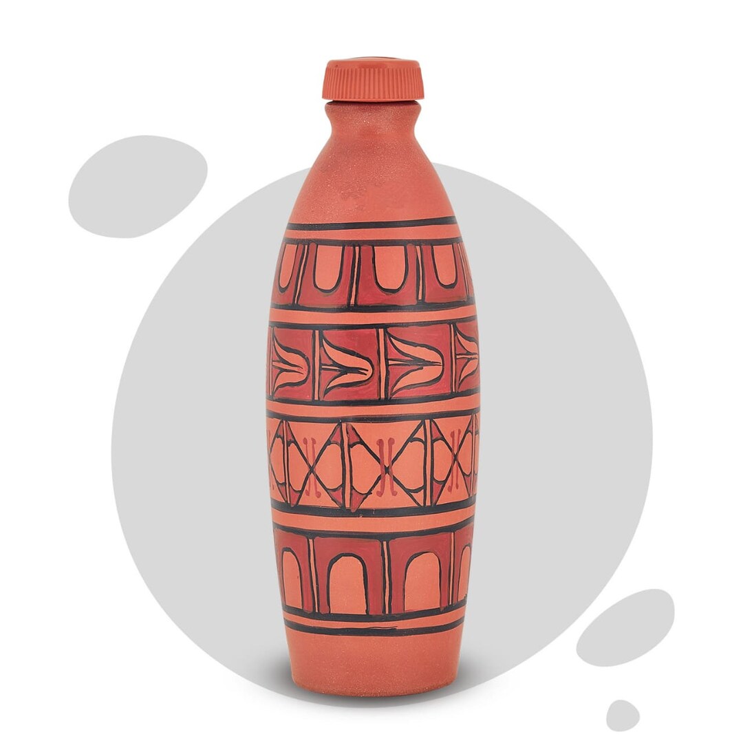 Handmade Mud Water Bottle. Water Bottle. - Etsy