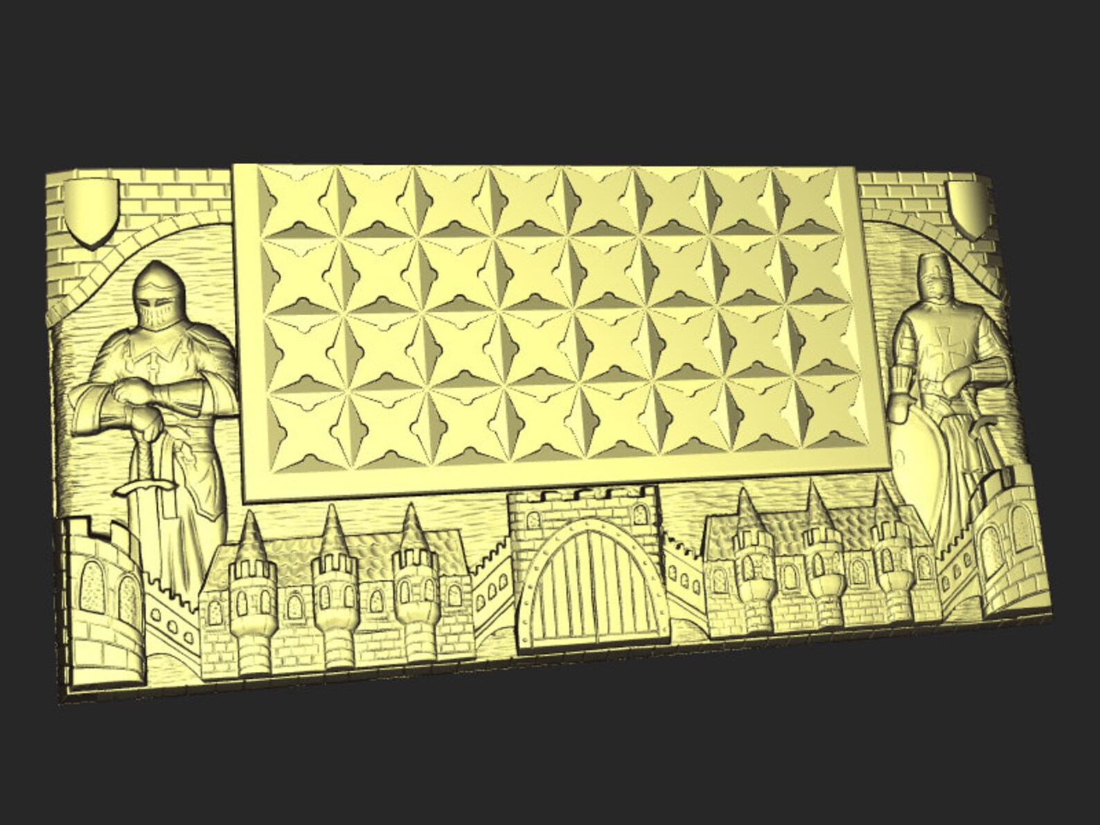 3d Chess Board Model-3d Stl Drawing Files for Cnc Machine-3d Printer-cnc Router Engraver,wood ...