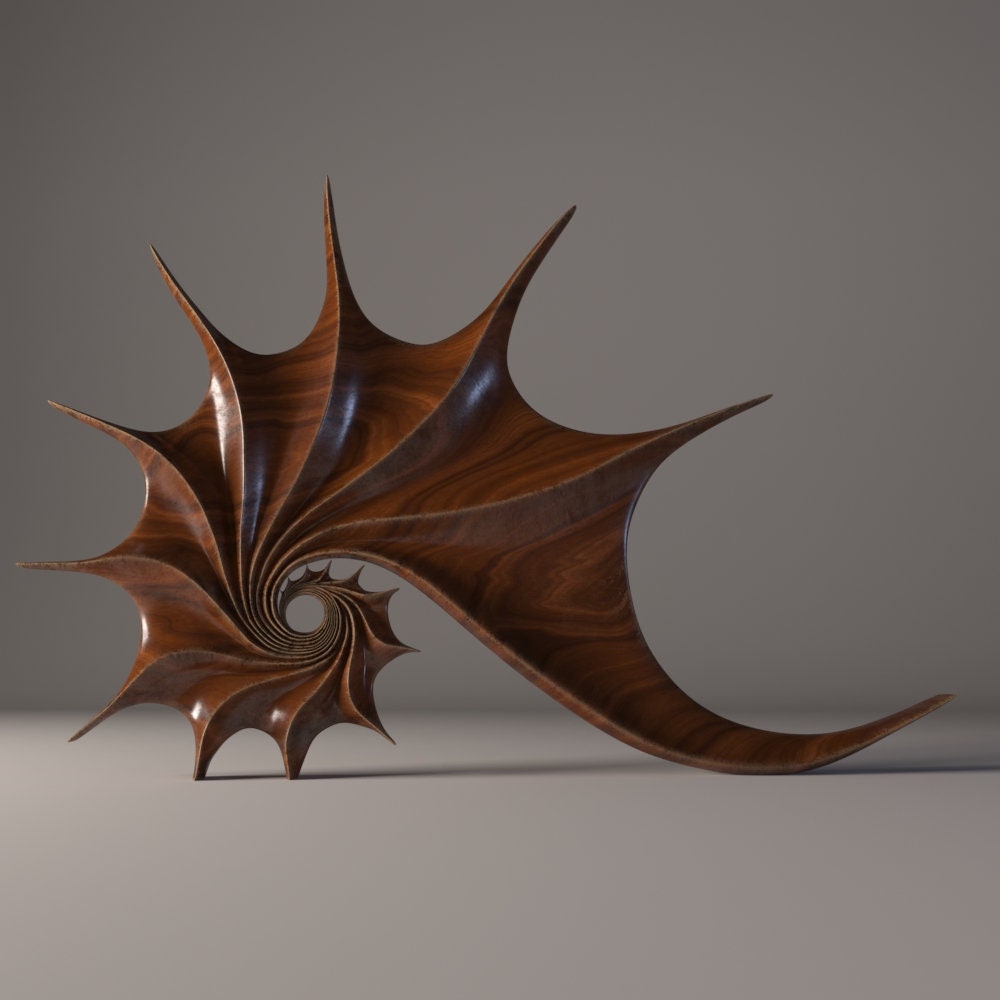 3d Sea Shell Relief Model-3d Stl Model-cnc Machine and 3d Printer Files ...