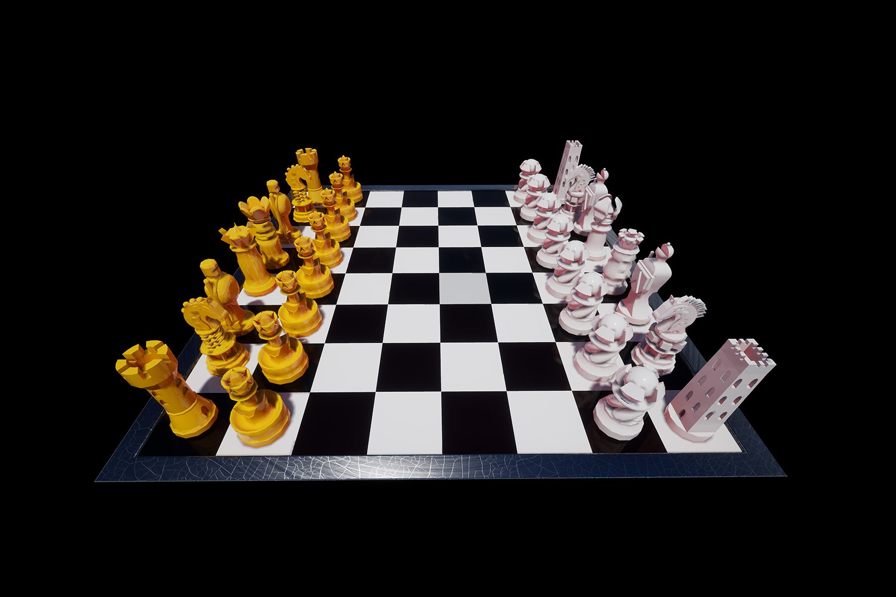 3d Stl Model,3d Print and 3d Printing File,3d Chess Set,3d Chess Game ...