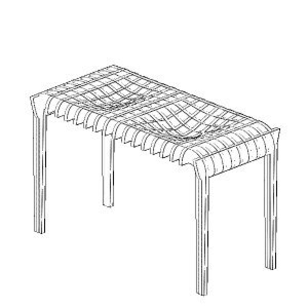 Parametric Bench Bench Cnc Dxf Files Cnc Furniture Bench - Etsy Australia