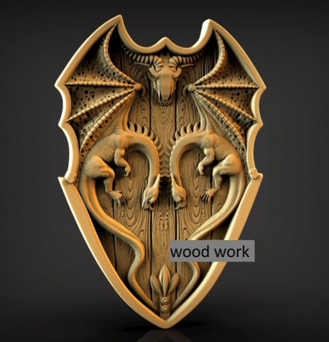 3d Stl Dragon Relief Files,3d Printer and Cnc Machine,3d Wall Decor ...