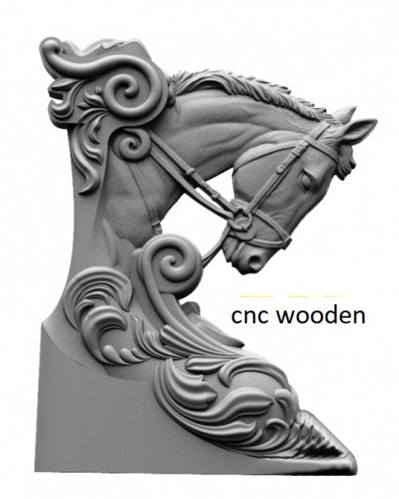 3d Horse Relief Model-3d Stl Drawing Files for Cnc Machine-3d Printer-cnc Router Engraver,wood ...