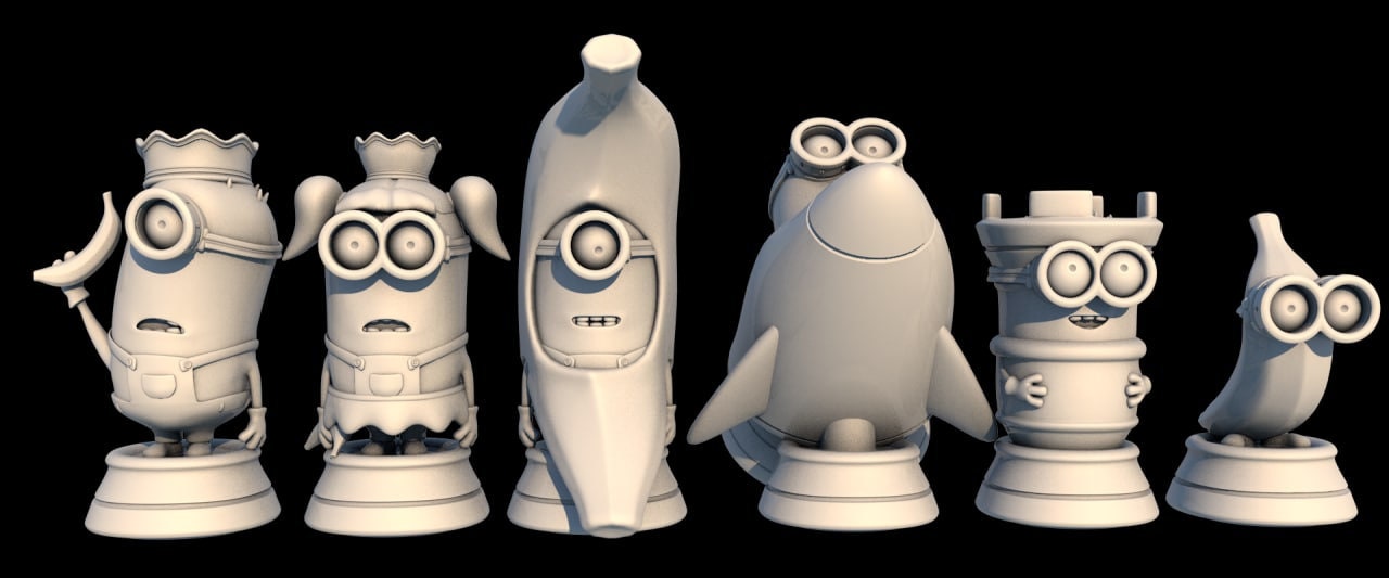 3d Stl Drawing Files-3d Stl Chess Model-stl for Printing-3d Printer and ...