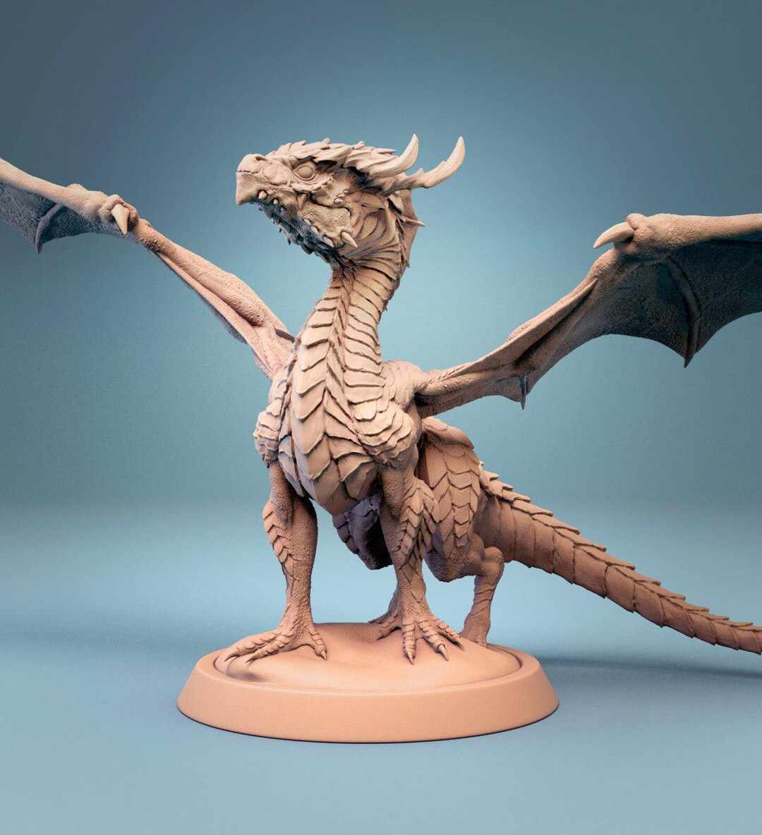3d Printer Files,digital Print Files,stl Model,3d Dragon Figure,3d ...