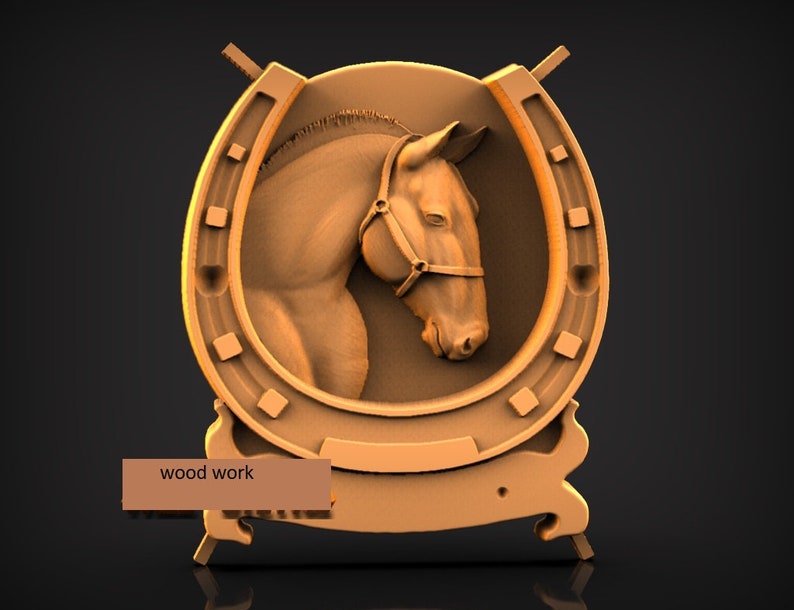 3d Stl Relief Model-3d Stl Horse Model-cnc Machine and 3d Printer Files ...