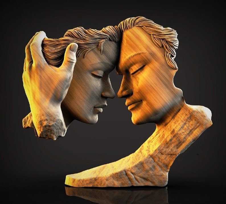 3d Man-woman Love Relief Model-3d Stl Drawing Files for Cnc Machine-3d ...