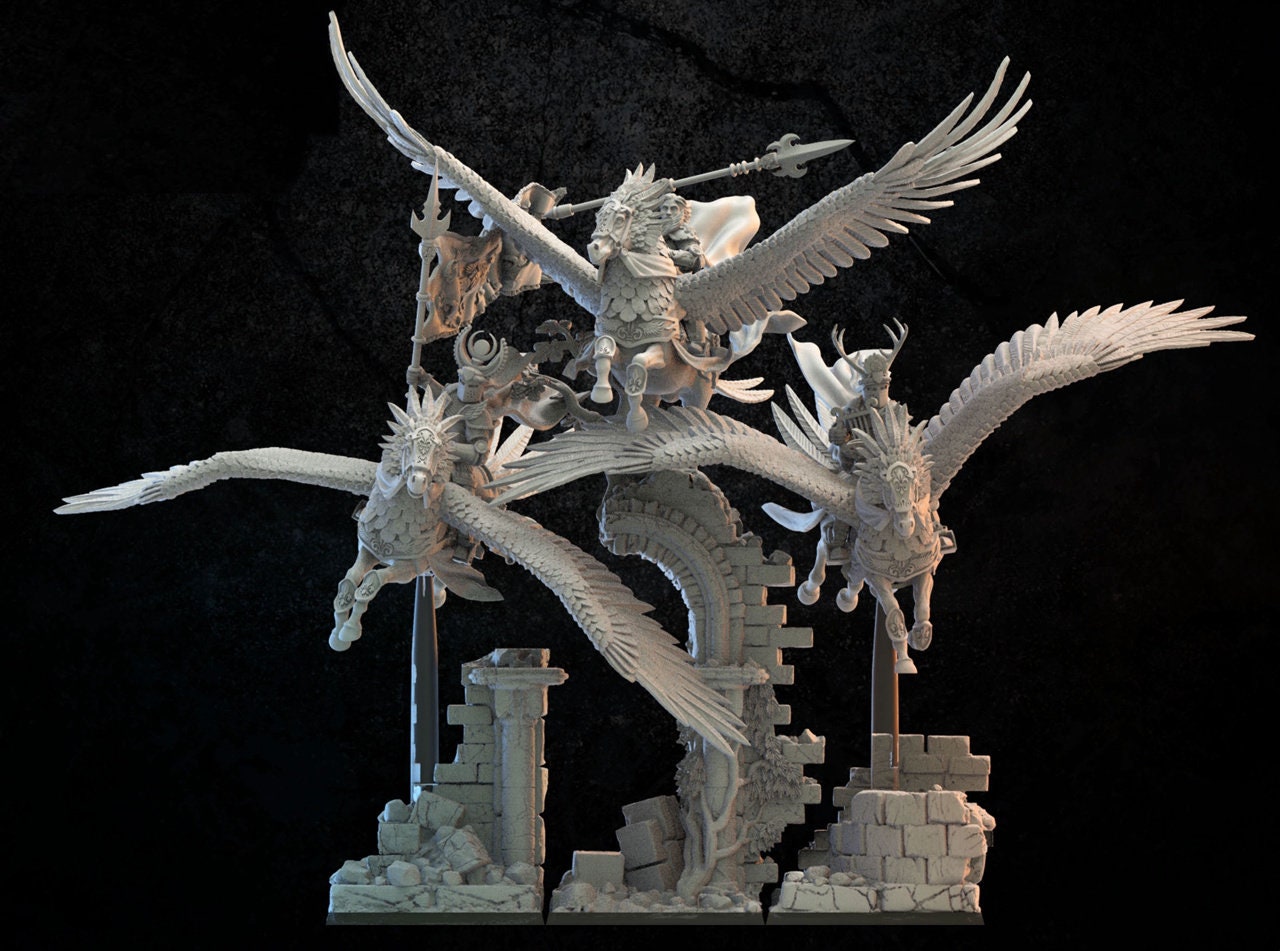 3d Stl Model,stl for Print,3d Printer,3d Printing,3d Zeus and Pegasus ...