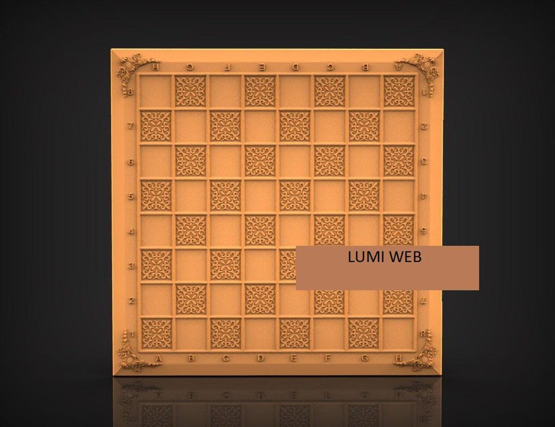 3d Stl Model,3d Printing Files,3d Chess Model,3d Chess Board,3d Printer ...