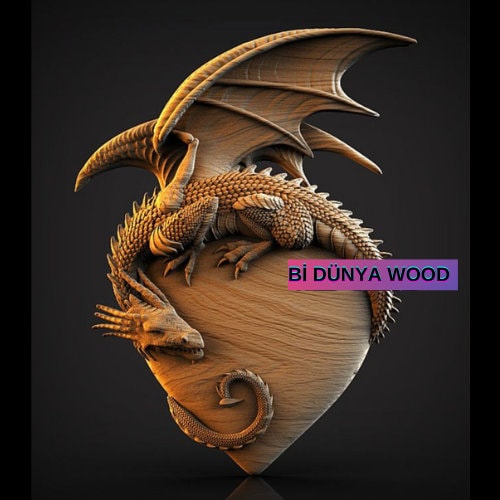 3d Dragon Heart Relief Model-3d Stl Drawing Files for Cnc Machine-3d ...