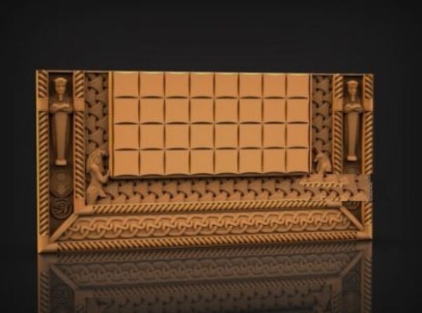 3d Chess Board Model-3d Stl Drawing Files for Cnc Machine-3d Printer-cnc Router Engraver,wood ...