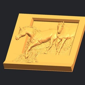 3d Stl Model,cnc Machine,wood Relief Model,3d Horse Files,cnc Router Files,wood Wall Decor,cnc ...