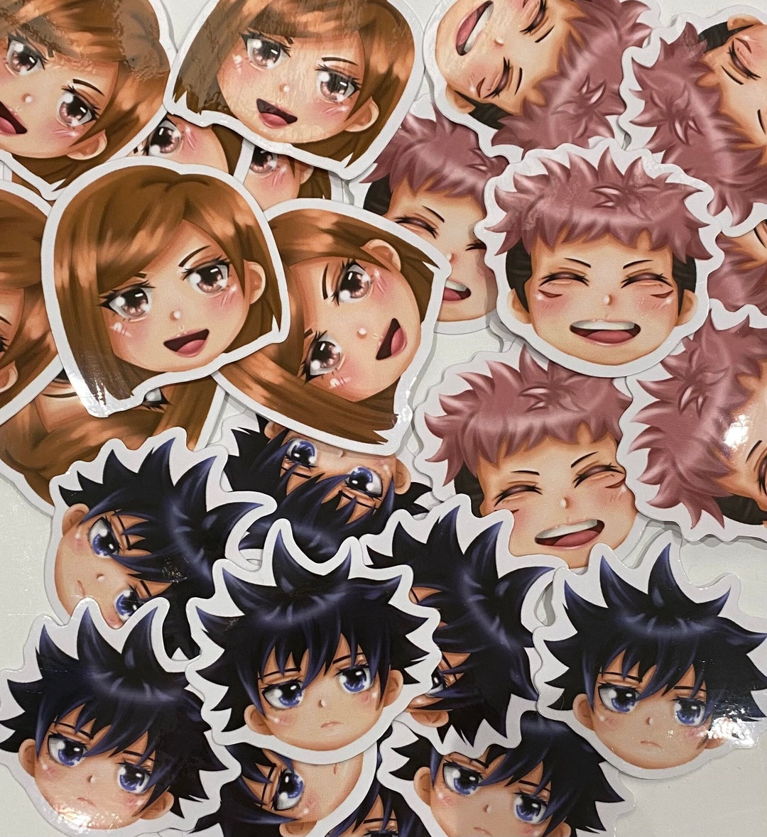 Jjk Trio Vinyl Stickers | Itadori | Megumi | Nobara - Etsy