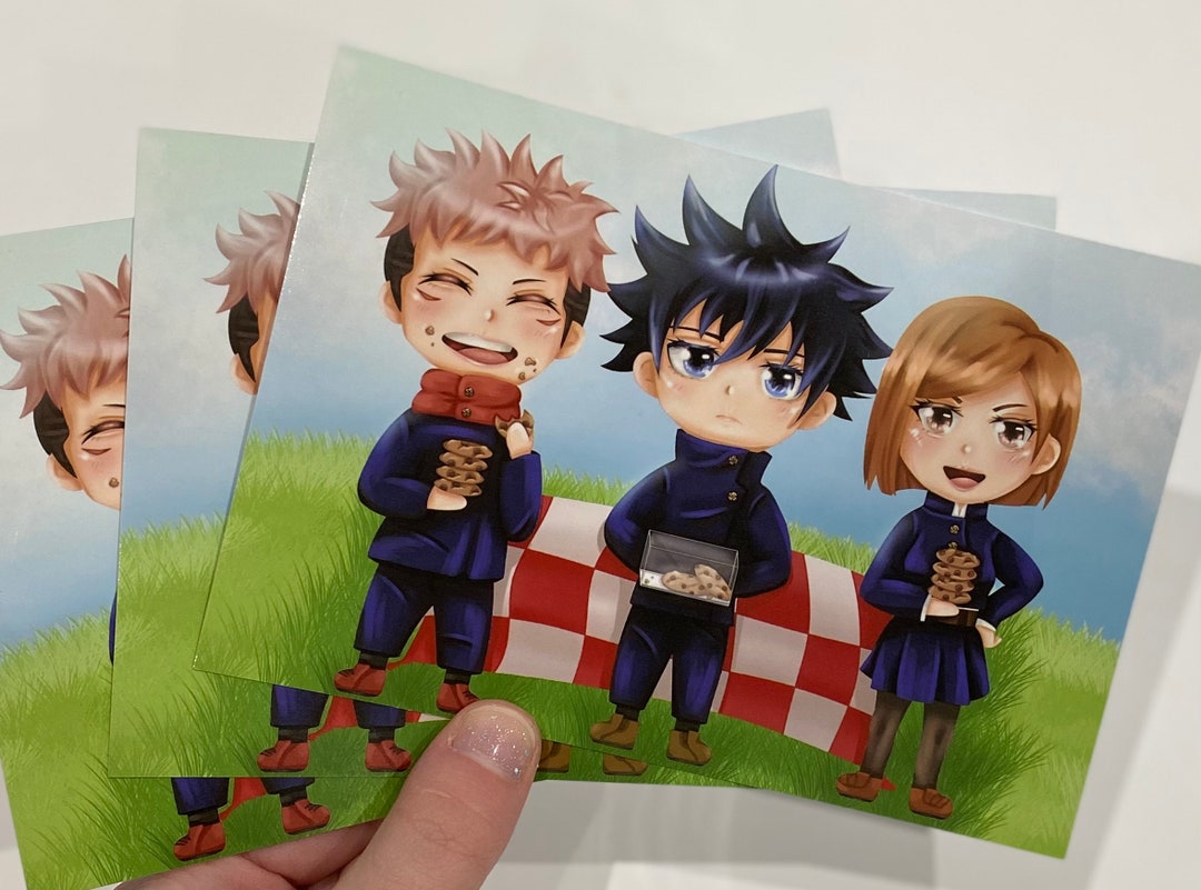 Jjk Cookie Trio Print | Itadori | Megumi | Nobara - Etsy