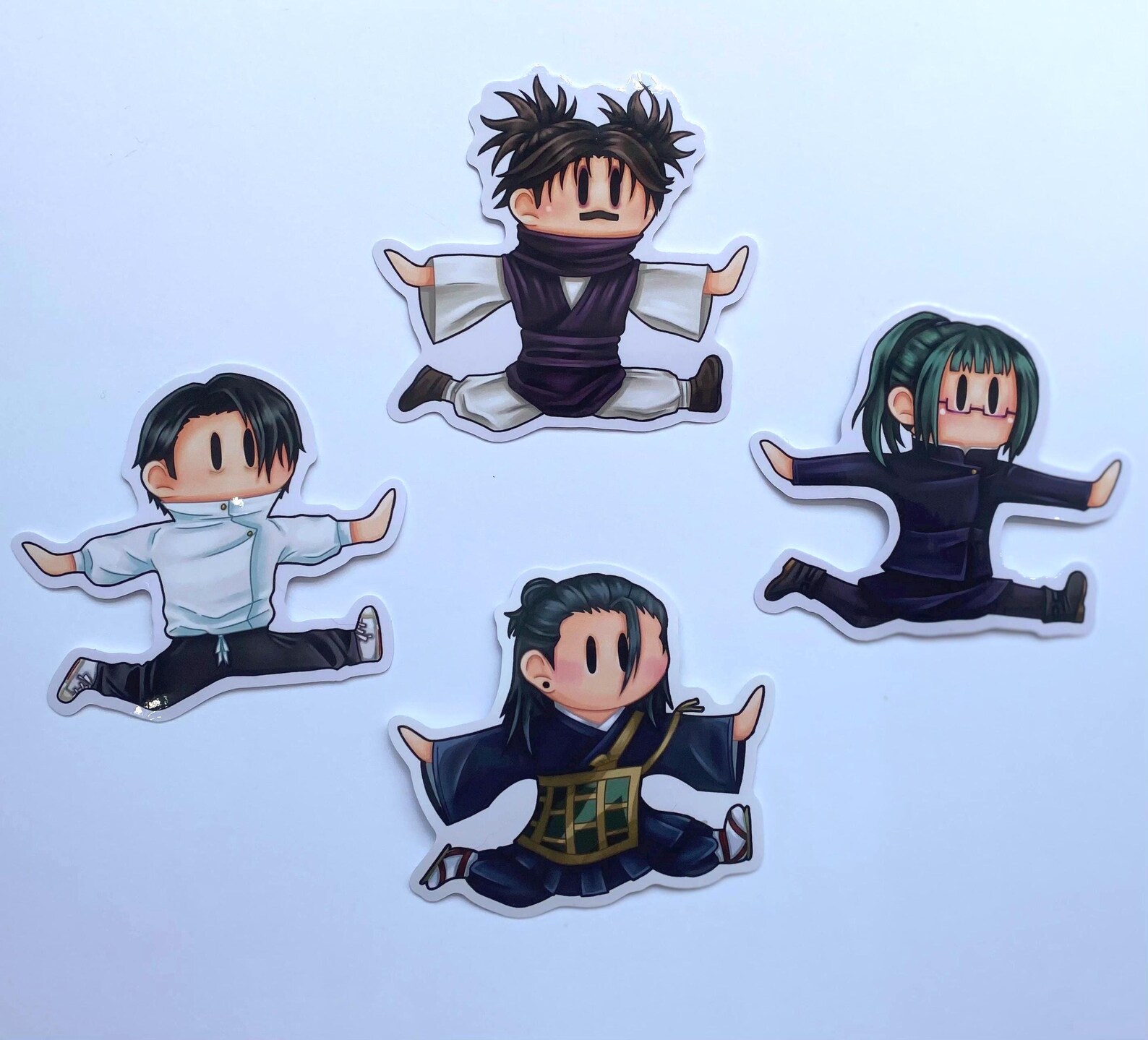Jujutsu Jump Vinyl Stickers | Jjk | Gojo | Geto | Itadori | Megumi ...