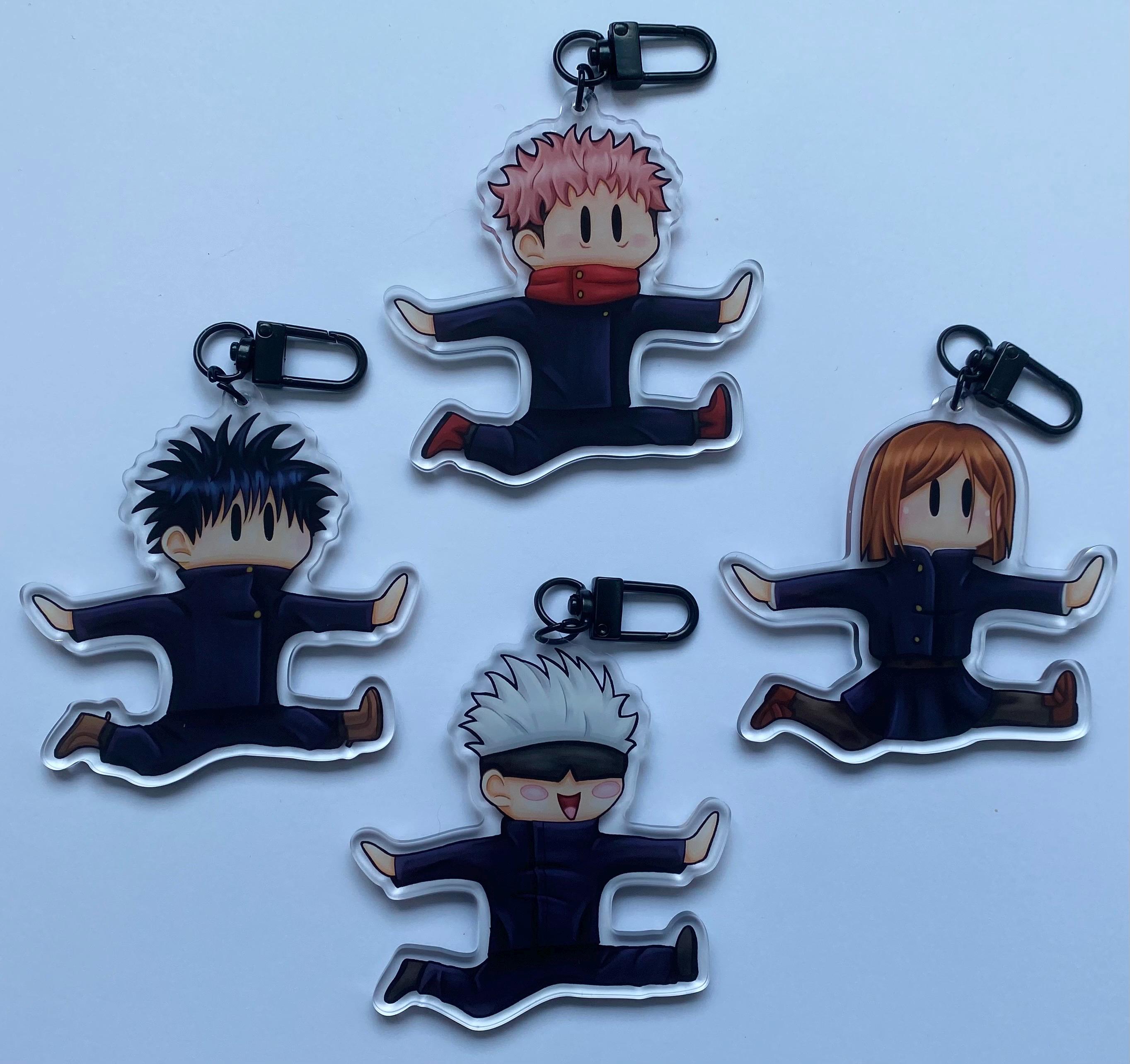 Jujutsu Jump Acrylic Keyrings Jjk Gojo Geto Itadori Megumi Nobara Choso ...