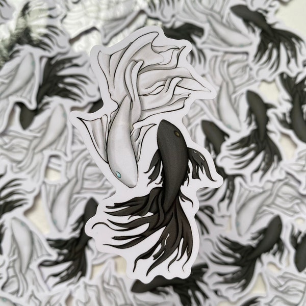 Gojo Geto Fish Sticker - Etsy