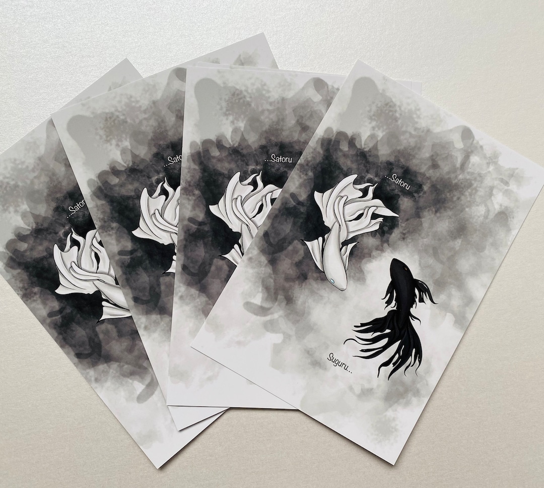 Satosugu Beta Fish Print | Jujutsu Kaisen | Gojo | Geto - Etsy