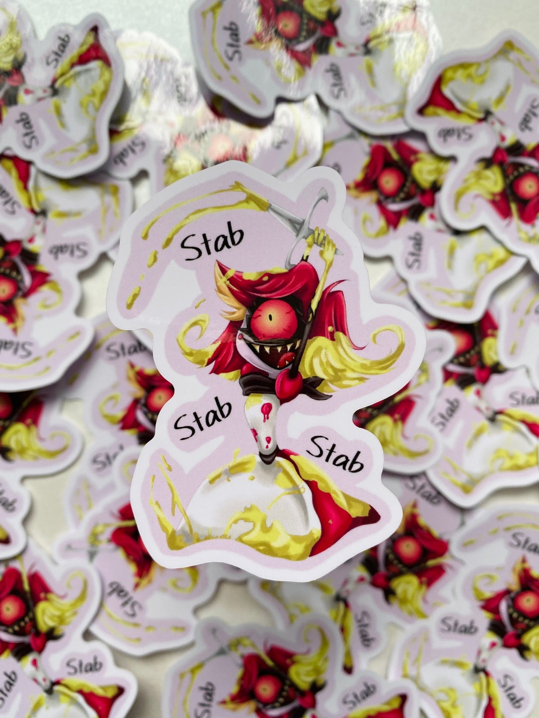 Niffty Vinyl Sticker | Hazbin Hotel - Etsy