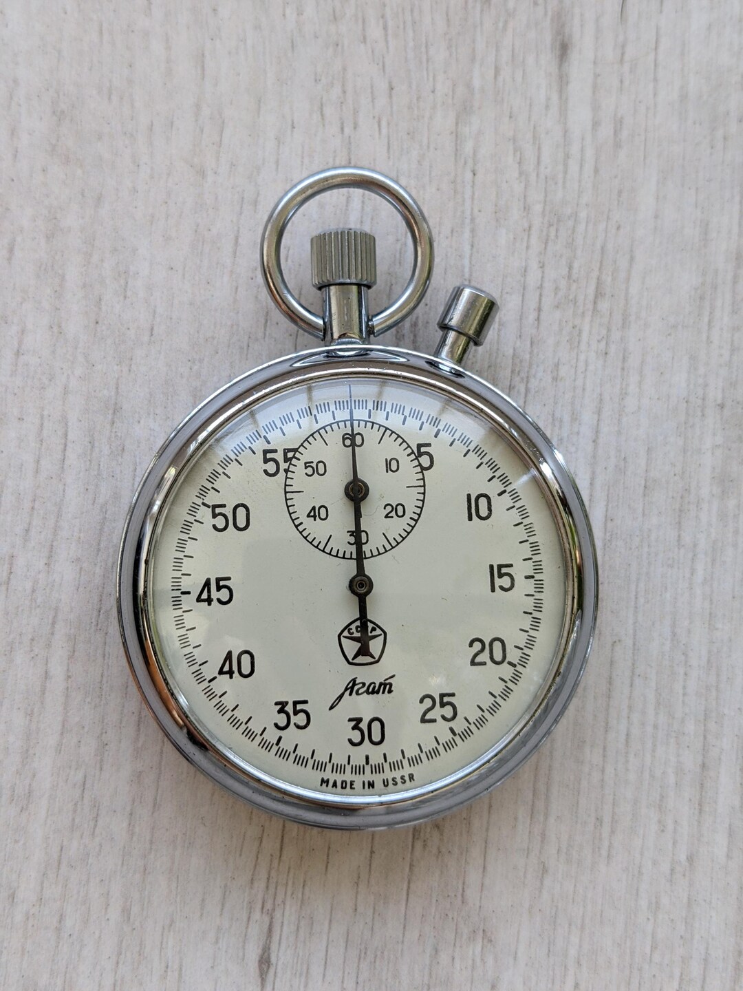 Vintage Soviet Mechanical Stopwatch AGAT Made in USSR - Etsy