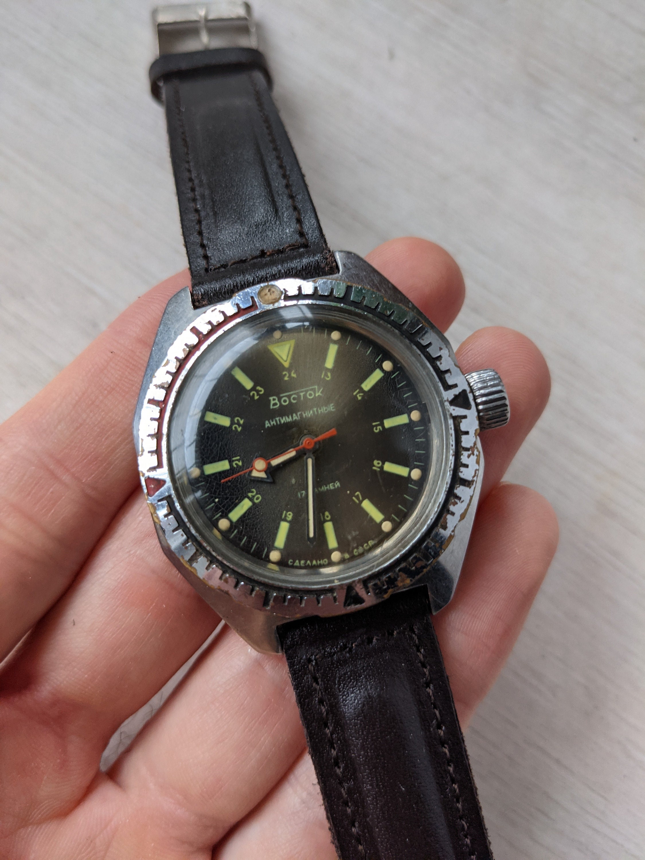 Vostok Komandirskie Men's Watch Military Soviet Amphibian - Etsy