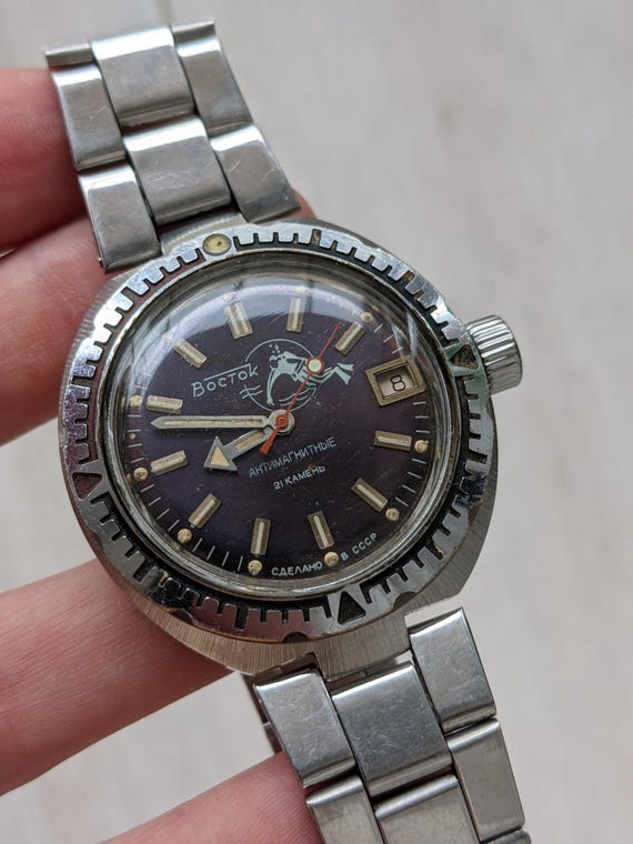 Vostok diver men's watch Amphibia anti-magnetic 21 je… - Gem