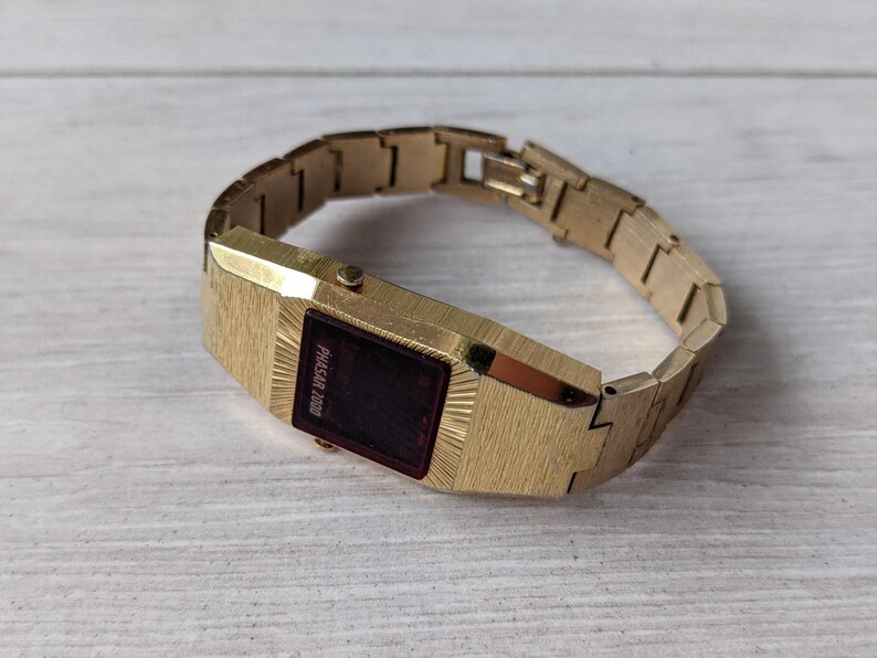 Vintage Phasar 2000 Women's Digital Quartz Dress Watch With Red LED ...