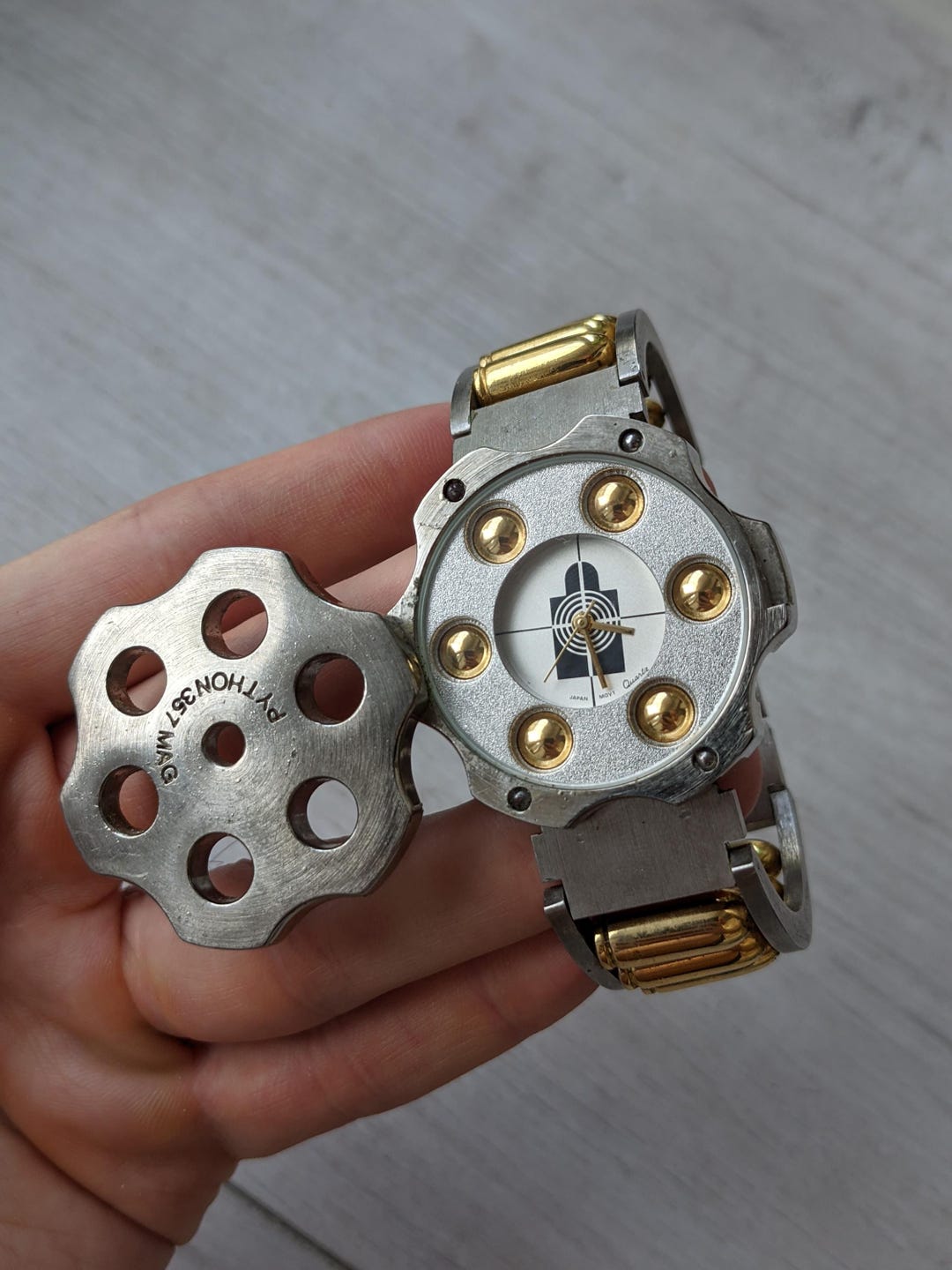 Vintage Mens Quartz Watch Python 357 MAG New Battery - Etsy