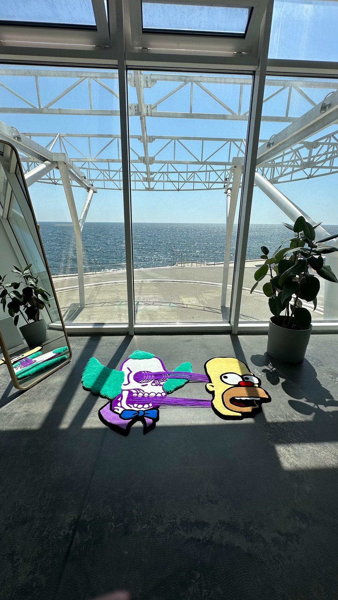 Cartoon Krusty Tufted Fluffy 3d Skeleton Rug Tufting Carpet - Etsy