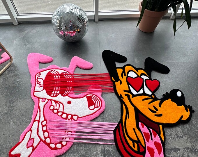 Tufted Cartoon Character 3D Rug, Unique Custom Carpet, Transformer Rug ...