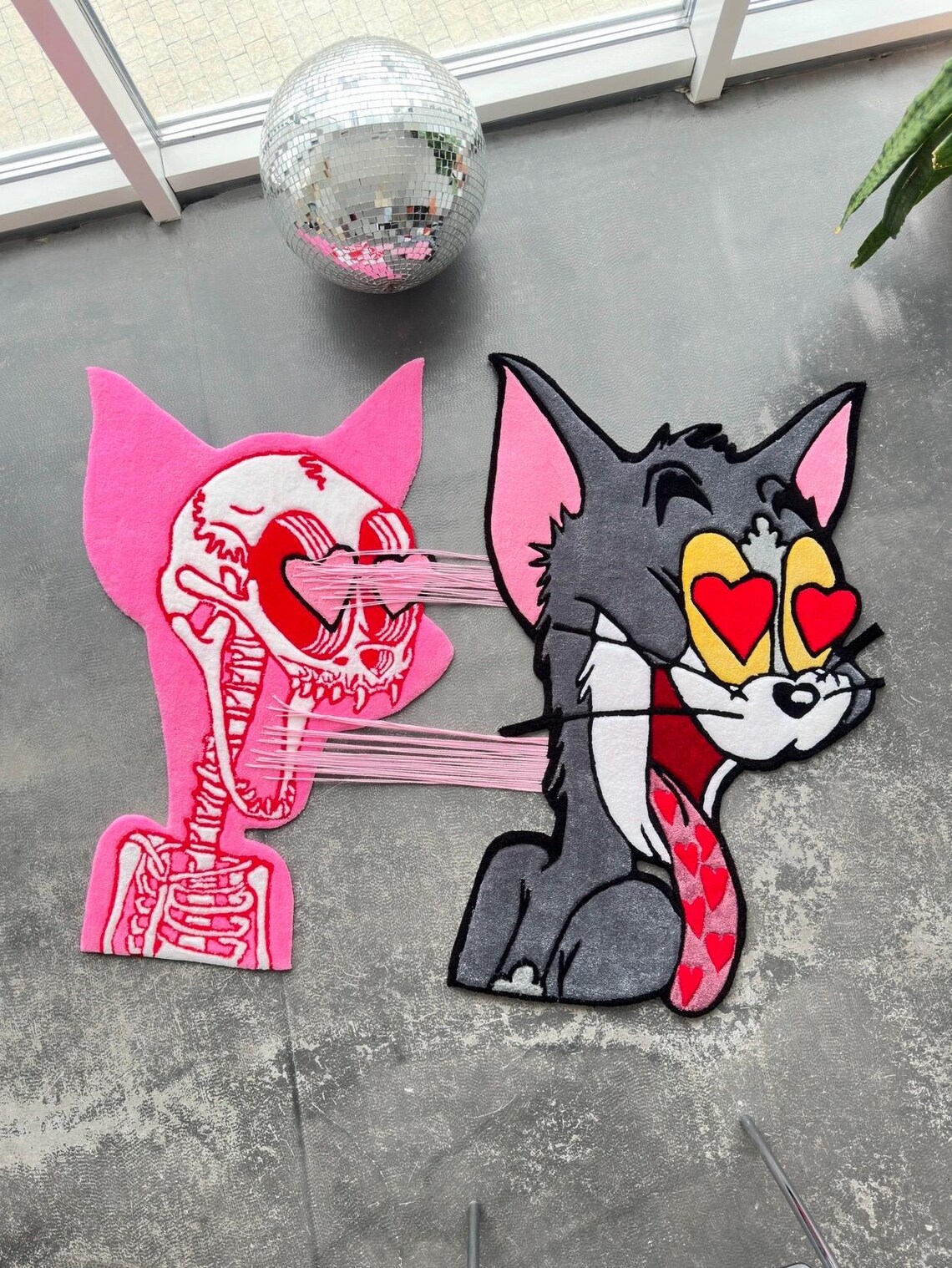 Tom Tufted Cartoon Character 3D Rug, Unique Custom Carpet - Etsy