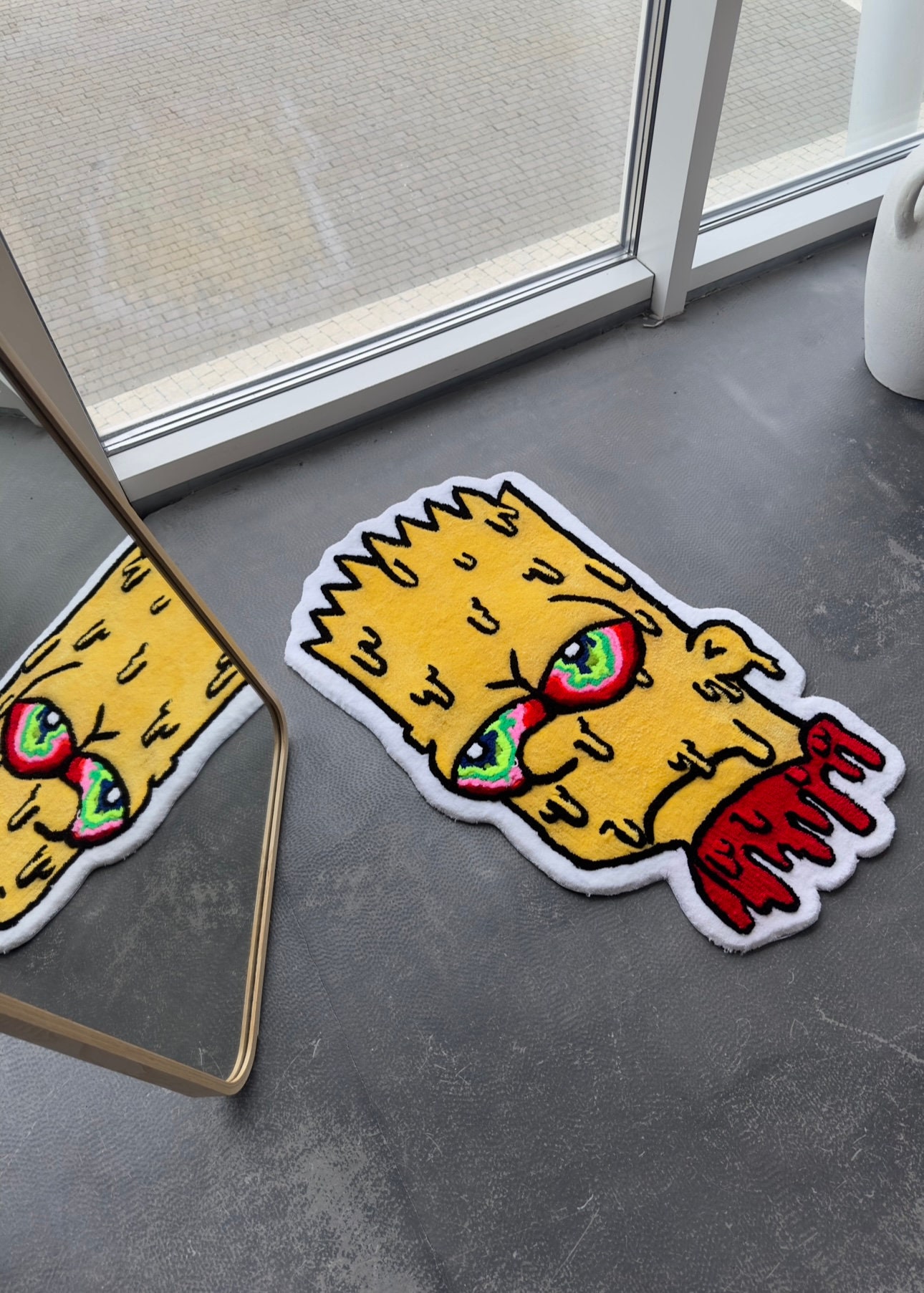Cartoon Tufted Rug Bart Tufted Rug Simpson Tufted Rug - Etsy
