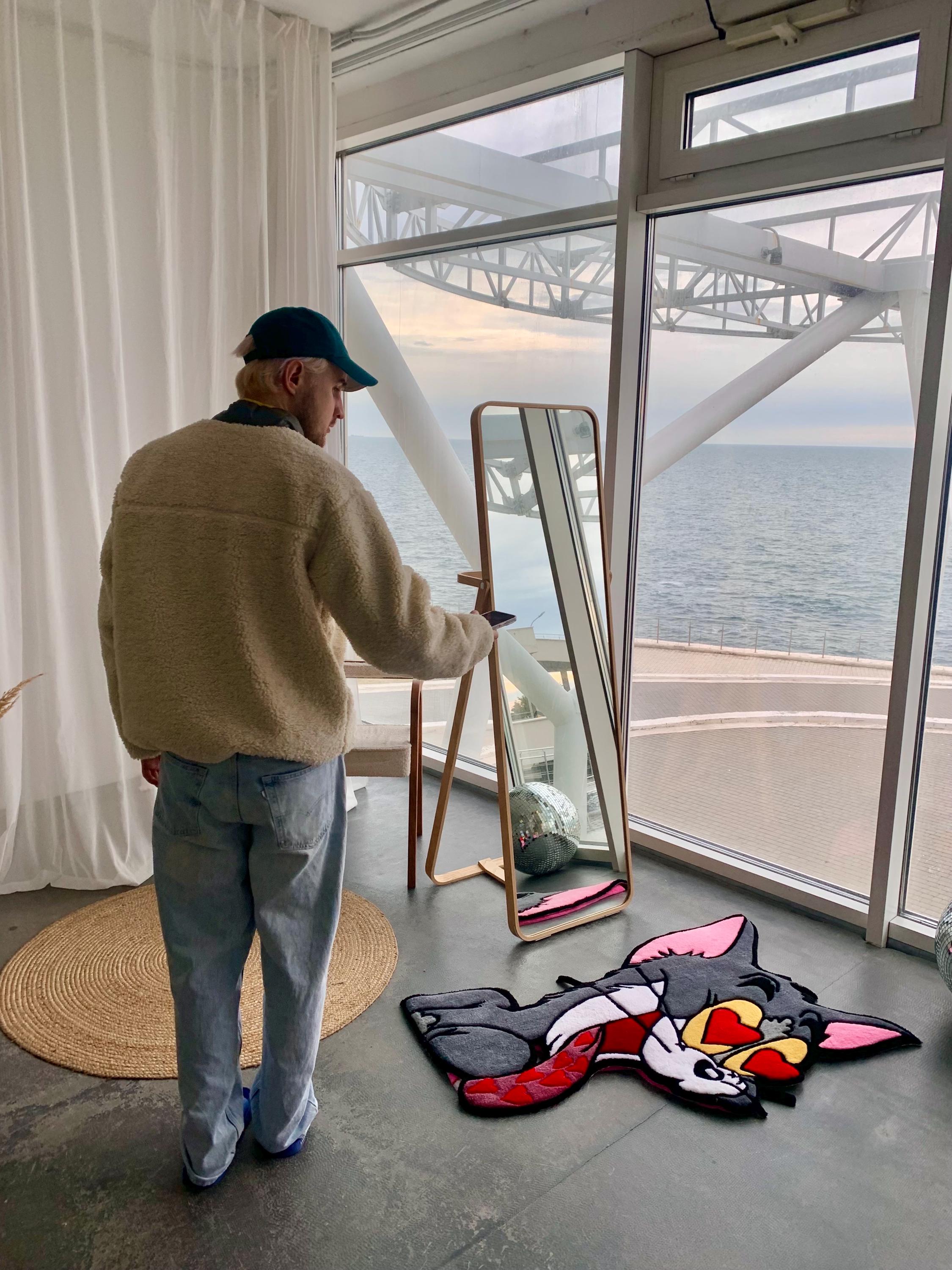 Tom Tufted Cartoon Character 3D Rug, Unique Custom Carpet - Etsy