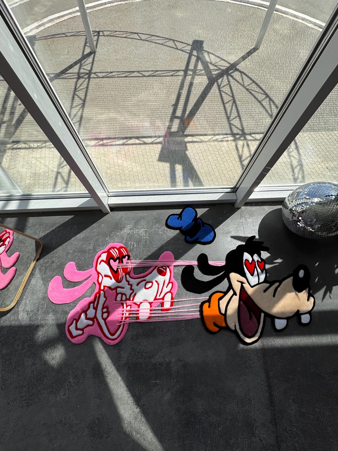 Goofy Tufted Cartoon Character 3D Rug, Unique Custom Carpet - Etsy