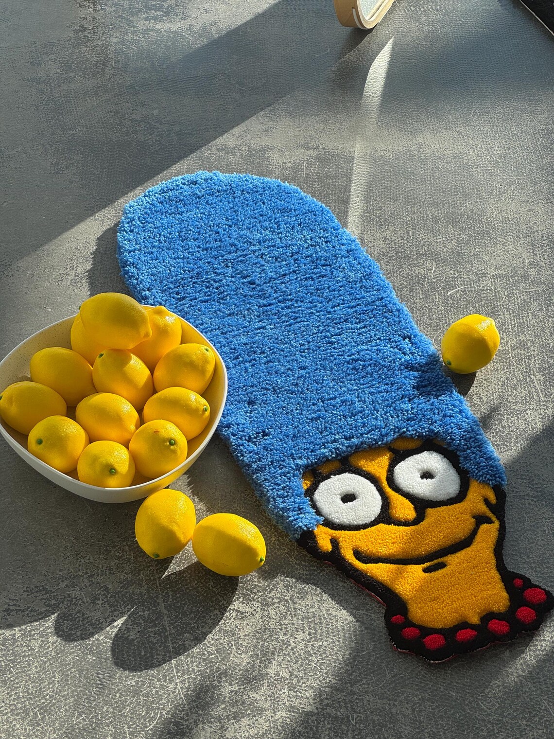 Marge Tufted Cartoon Character 3D Rug, Unique Custom Carpet - Etsy