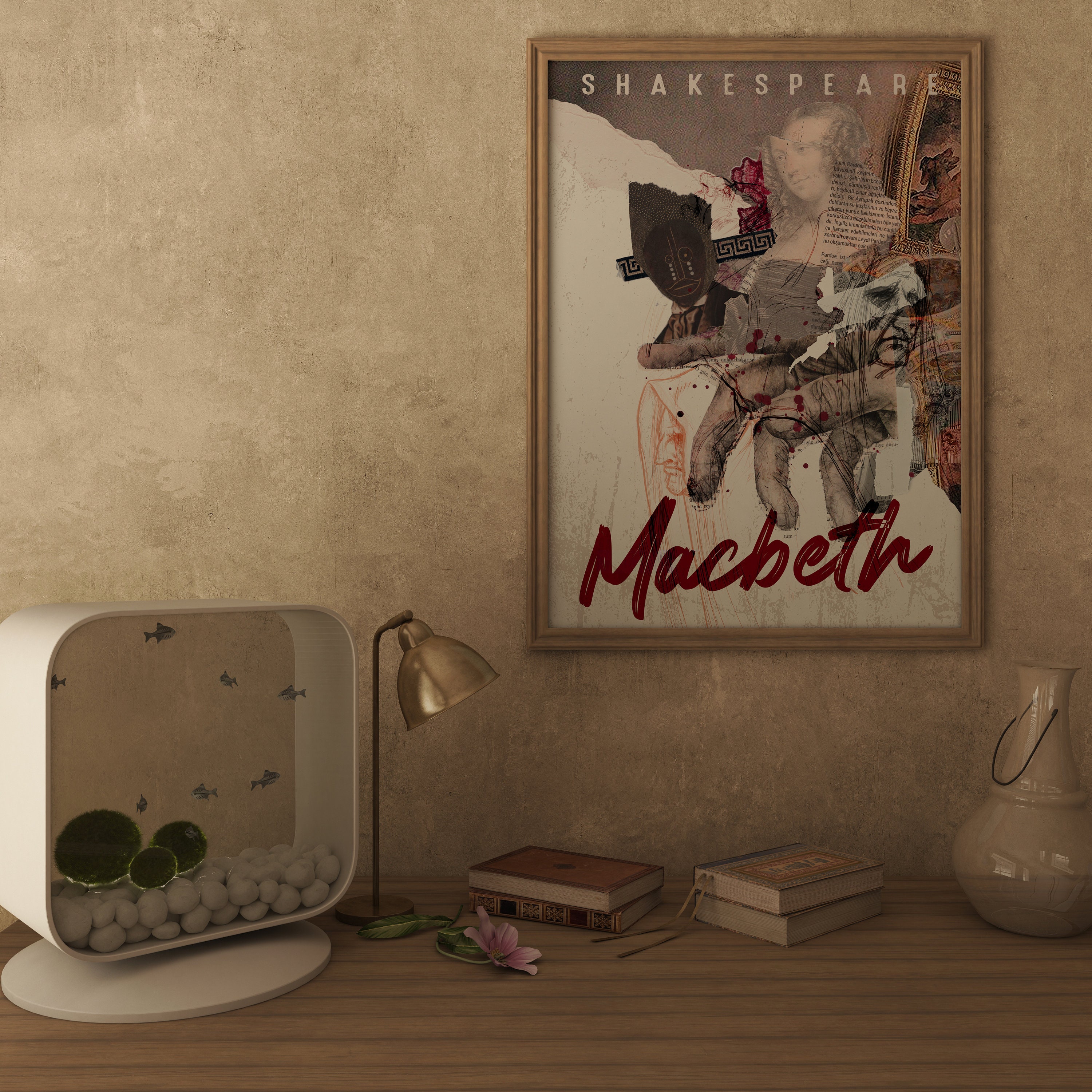 Shakespeare Macbeth Poster, Vintage Shakespeare Poster, Shakespeare ...