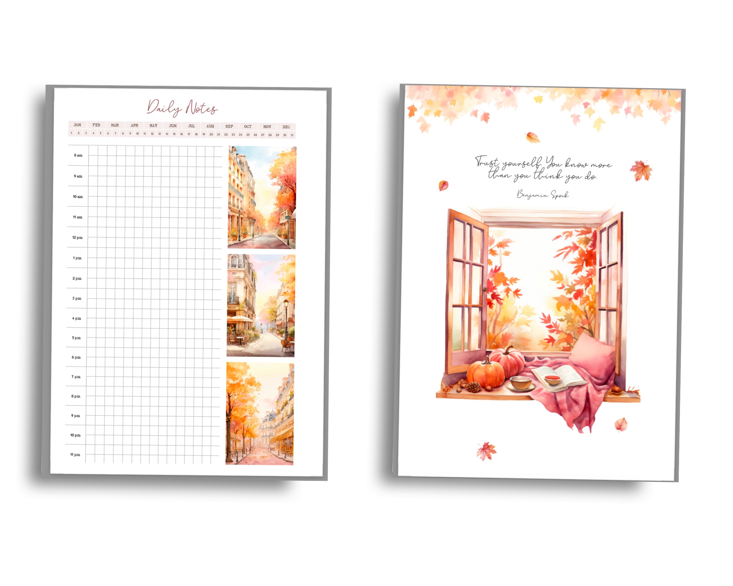 Fall Planner Girl Printable | Personal Life, Productivity, Self ...
