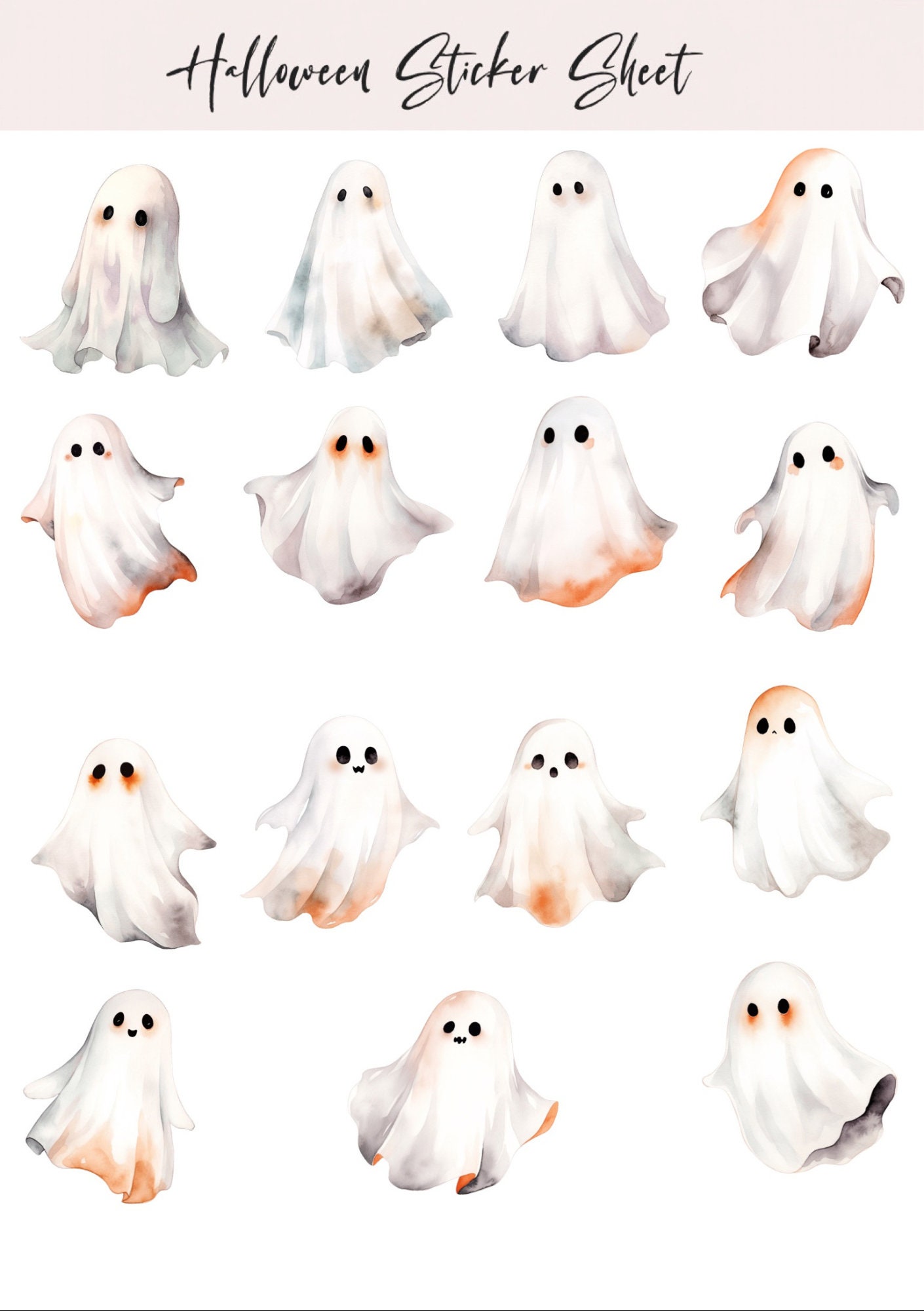 Halloween Trick or Treat | +300 Digital Stickers | Pre-cropped ...