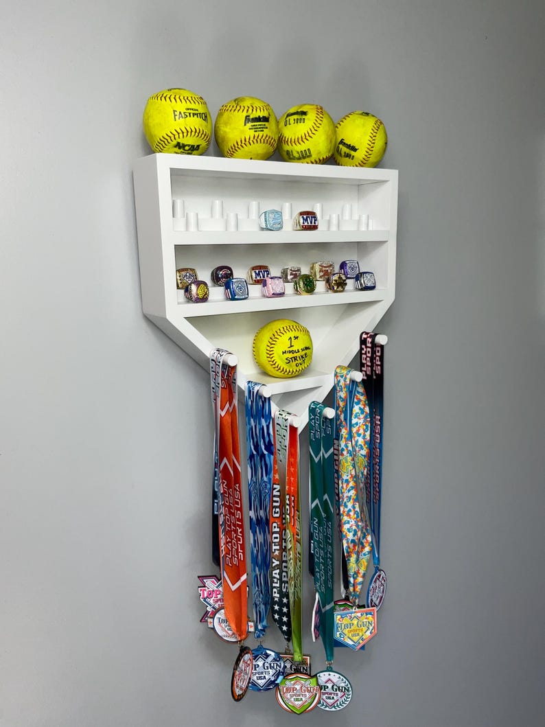 Home Plate Bling Box - Baseball & Softball Rings, Medals, Game Balls ...