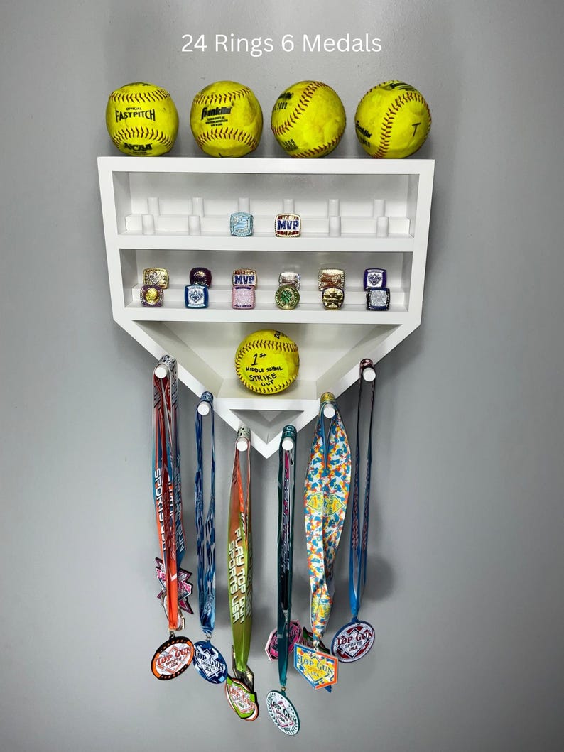 Home Plate Bling Box - Baseball & Softball Rings, Medals, Game Balls ...