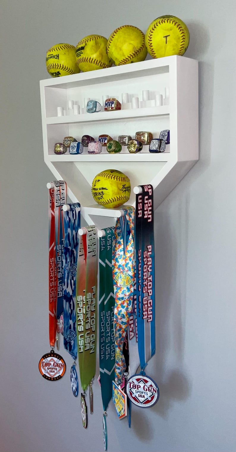 Home Plate Bling Box - Baseball & Softball Rings, Medals, Game Balls ...